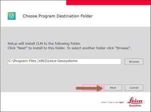 Leica CLM Installation Steps